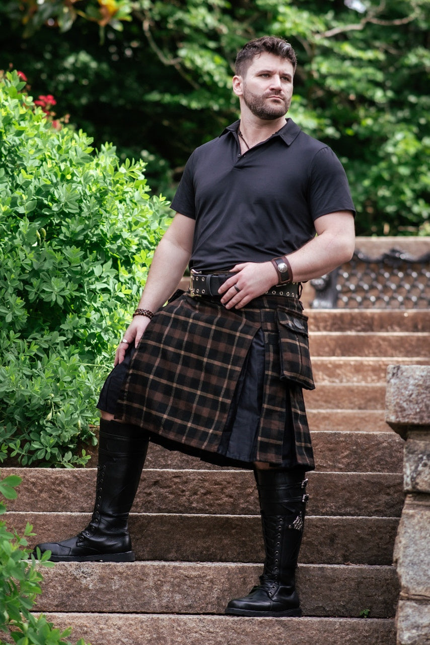 Versatta Inverted Tartan Hybrid Cargo Kilt - Brandybuck – Versatta Kilts